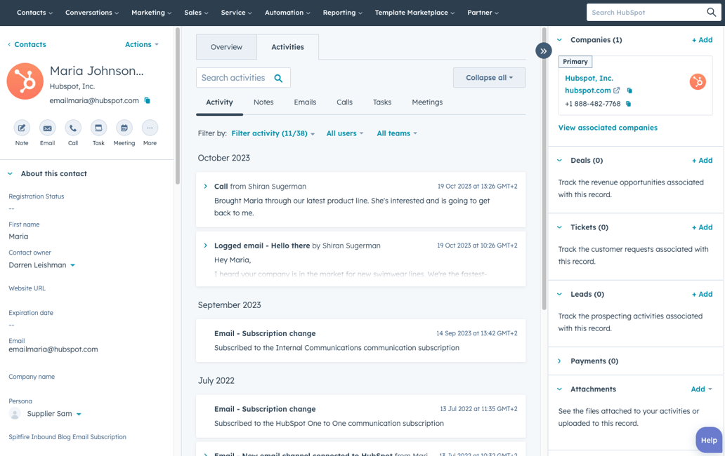 What is a Record in HubSpot?